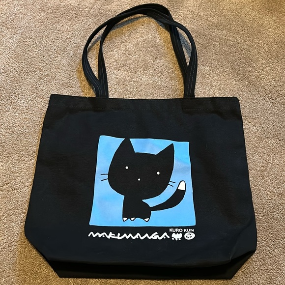 Bags | Vintage Rare Maki Manga Kuro Kun Tote Bag Usa | Poshmark